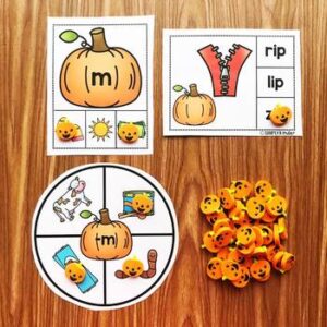 Pumpkin Mini Eraser Activities - Simply Kinder