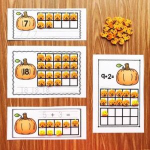 Pumpkin Mini Eraser Activities - Simply Kinder