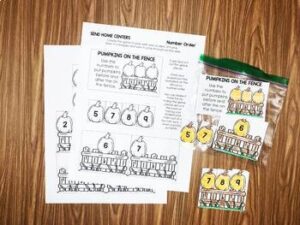 Pumpkin Send Home Centers - Simply Kinder