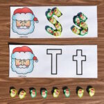 Santa Mini Eraser Letters, Numbers, and Words - Simply Kinder