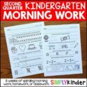 Second Quarter Kindergarten Morning Work - Simply Kinder