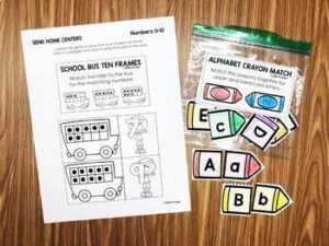 Send Home Centers BUNDLE - Simply Kinder