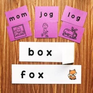 Short O Blending Cards - Simply Kinder