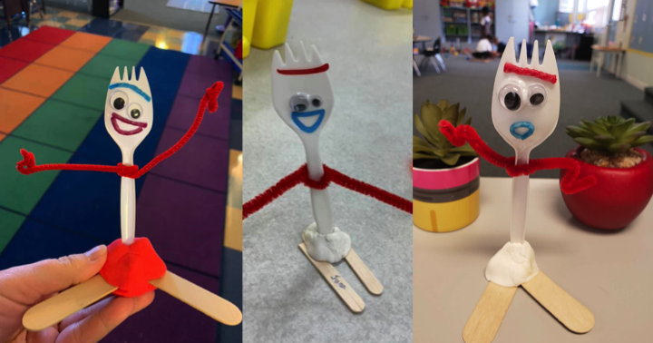 Forky in Kindergarten - Simply Kinder