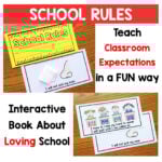 Classroom Rules & Expectations Book, School Rules Activity for Back to ...