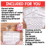 Conversation Hearts Science - Valentine's Day STEM - Simply Kinder