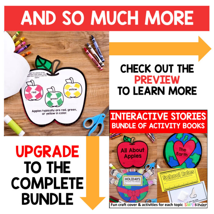 All About Apples - Apple Activities Book for Kindergarten and First ...