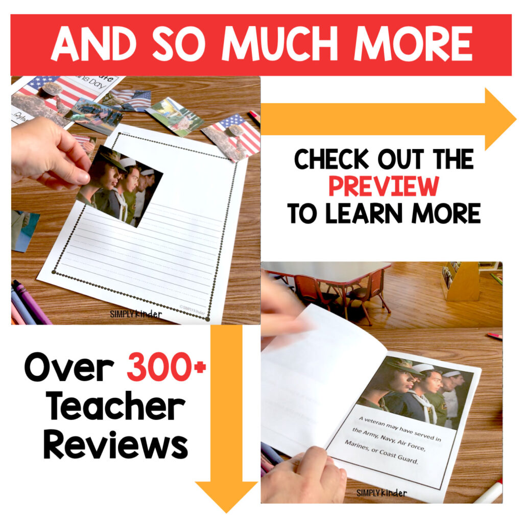 Veterans Day Activities Kindergarten, Nonfiction Book w/ Real Photos ...
