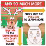 Reindeer Craft Book with Math, Literacy, Writing Activities for ...