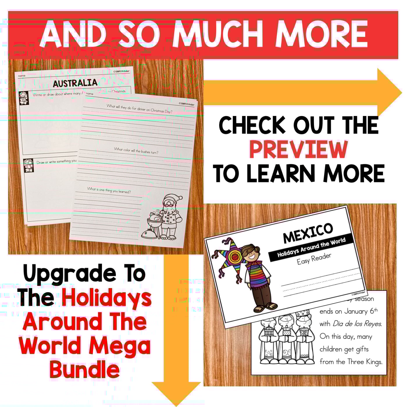 Christmas & Holidays Around the World Informational Easy Readers ...