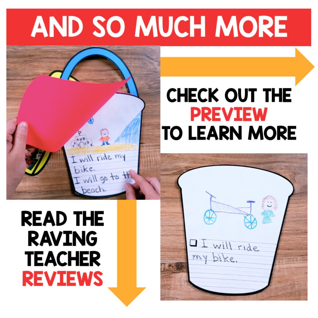 Summer Bucket List Craft & Writing, End of the Year Activity for ...