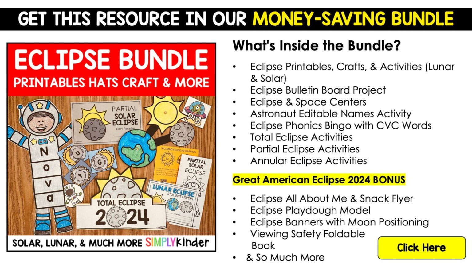Annular Eclipse 2023 Kids Activities - Simply Kinder