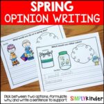 Spring Opinion Writing - Simply Kinder