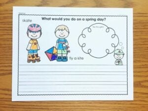 Spring Opinion Writing - Simply Kinder