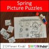 Spring Picture Puzzles - Simply Kinder