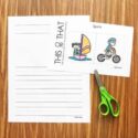 Spring Writing - This or That Writing Prompts - Simply Kinder