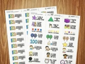 Success Stickers - Math - Simply Kinder