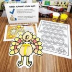 Turkey Dough Mats - Kindergarten Center - Simply Centers - Simply Kinder