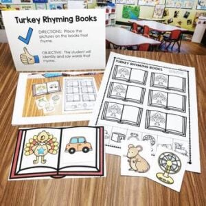 Turkey Rhyming Books - Kindergarten Center - Simply Kinder