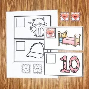 Valentine CVC Stamp Center - Simply Kinder