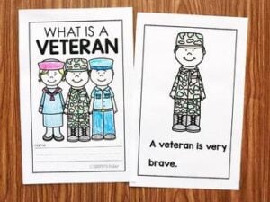 Veterans Day Reader - Simply Kinder