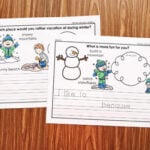 Winter Opinion Writing - Simply Kinder