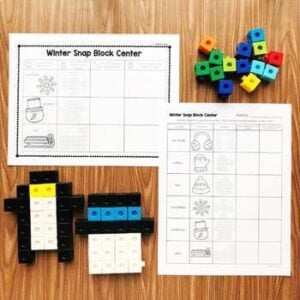 Winter Snap Block Centers - Simply Kinder