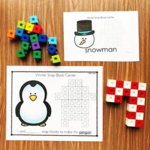 Winter Snap Block Centers - Simply Kinder