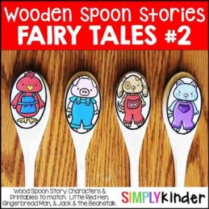 Wooden Spoon Stories 2 - Little Red Hen, Gingerbread Man, Jack and the ...