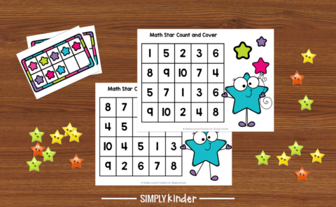 Count & Cover Mats: A Counting Activity For Kindergarten - Simply Kinder