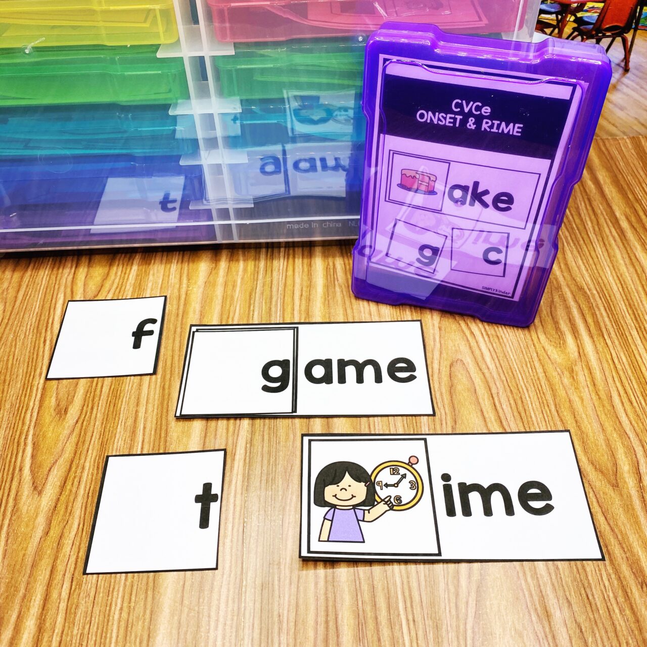 CVCe Onset & Rime Kindergarten Intervention - Simply Kinder