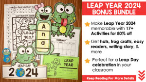 Leap Year 2024 Activities Bundle, Literacy, Math, Crafts, Leap Day ...