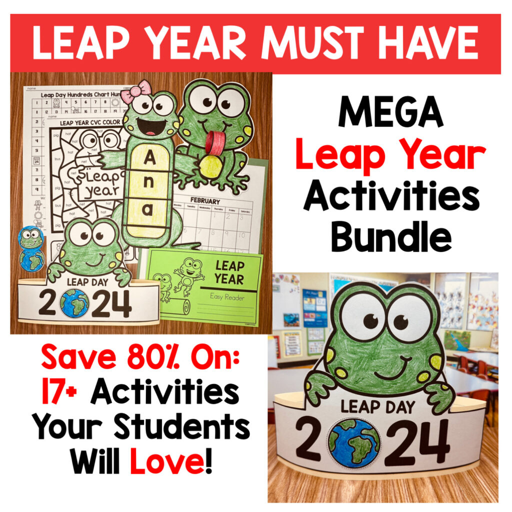 Leap Year 2024 Activities Bundle, Literacy, Math, Crafts, Leap Day ...