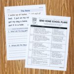 Send Home Sub Plan Kinder 3rd Quarter Weeks 4-6 - Simply Kinder