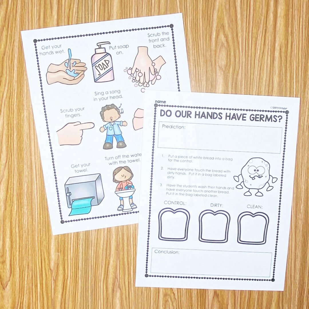 Free Hand Washing Book for Kids - Simply Kinder