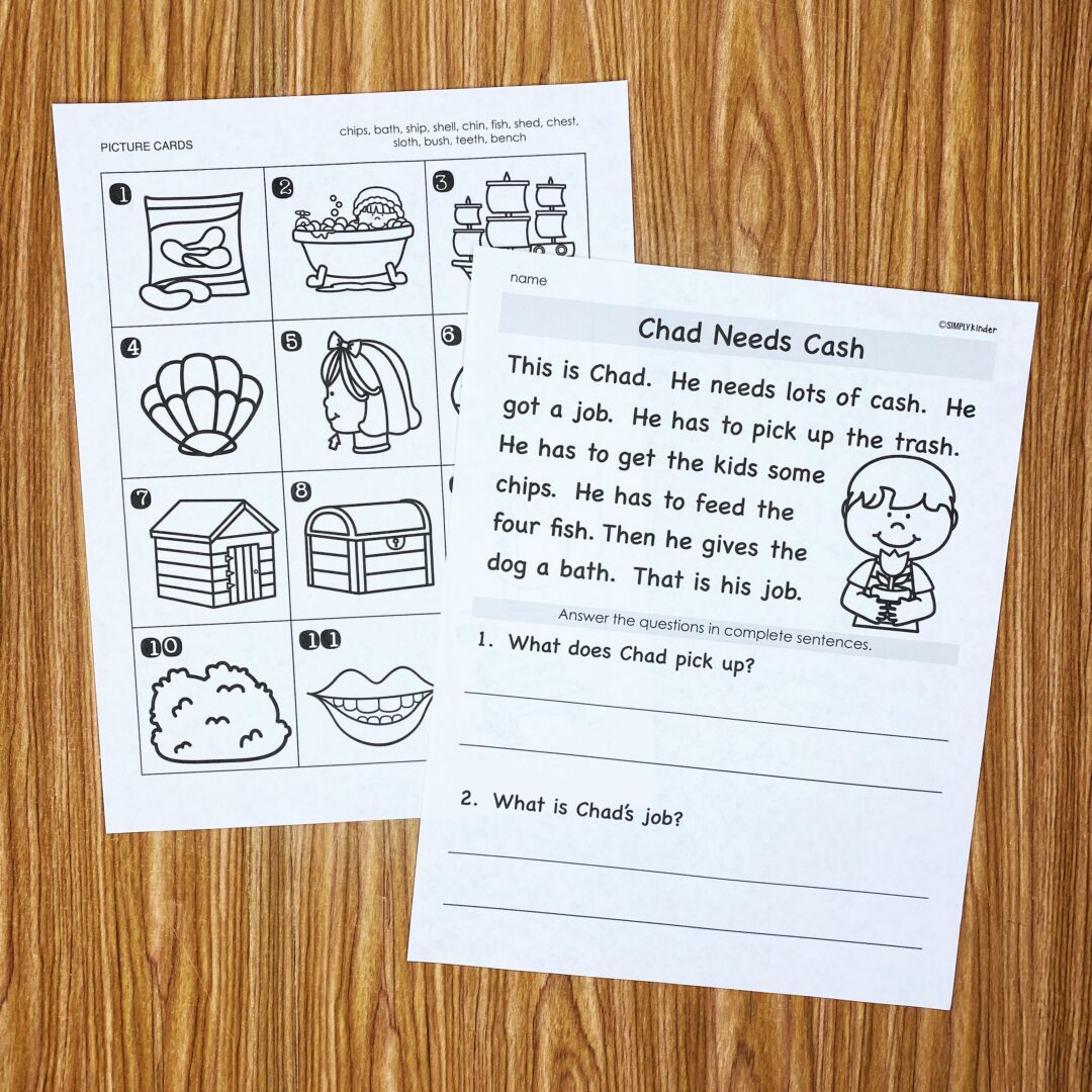 Send Home Sub Plans (Editable) FIRST Set 1 : 2 Full Weeks - Simply Kinder