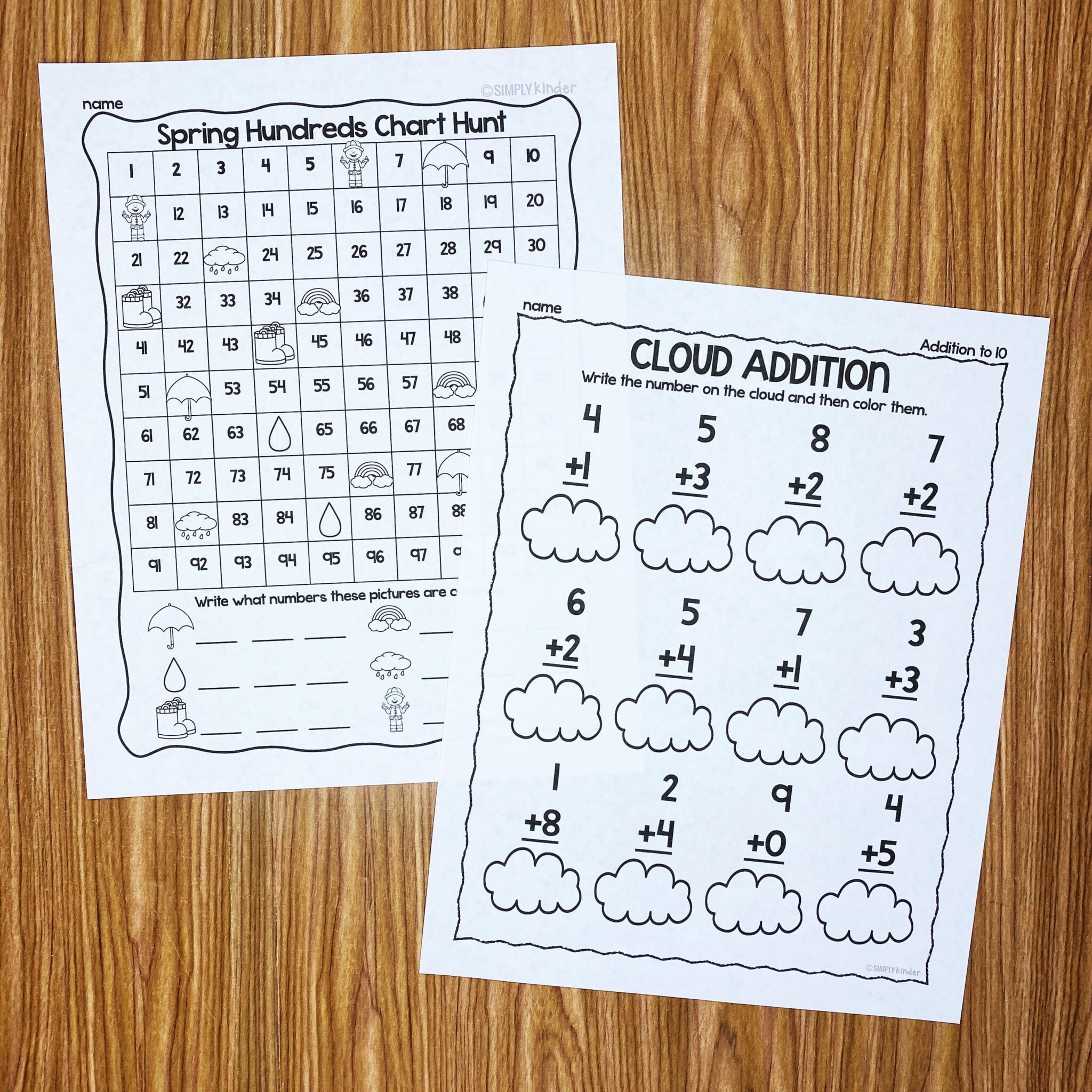 Spring No-Prep Review Packet, Literacy, Math, Writing, for Break ...