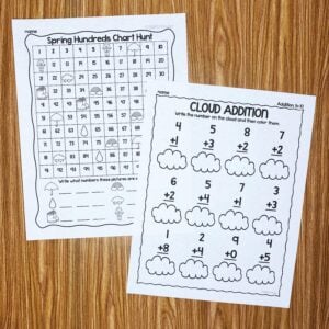 Spring No-Prep Review Packet, Literacy, Math, Writing, for Break ...