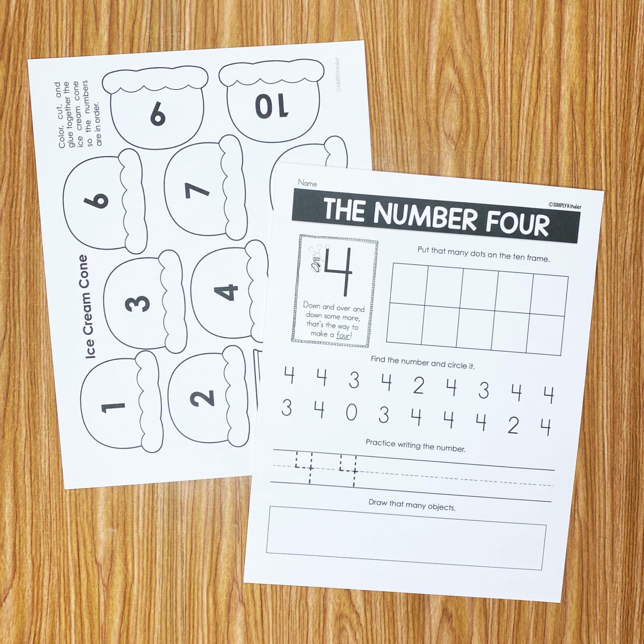 Send Home Sub Plans PRESCHOOL Set 2 : 2 Full Editable Weeks - Simply Kinder