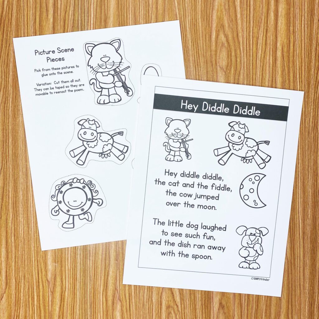 Send Home Sub Plans PRESCHOOL Set 2 : 2 Full Editable Weeks - Simply Kinder