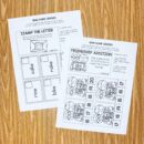 Send Home Sub Plans (Editable) FIRST Set 2 - Simply Kinder