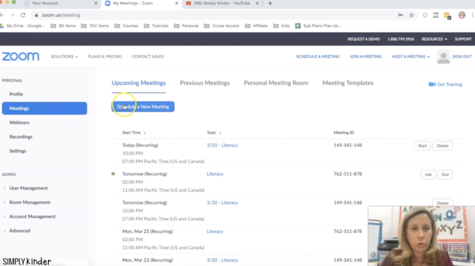 ZOOM Tutorial for Teachers - Simply Kinder