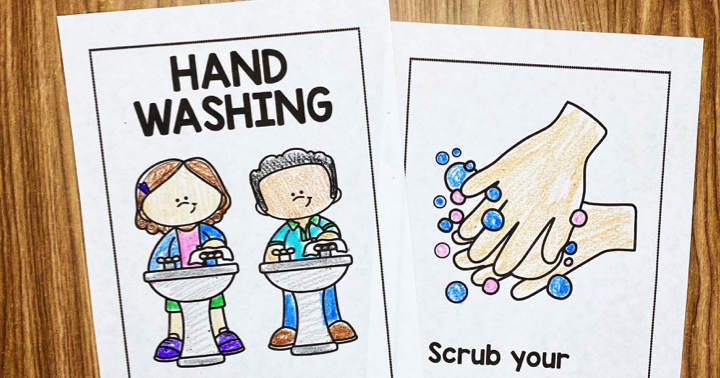Free Hand Washing Book for Kids - Simply Kinder
