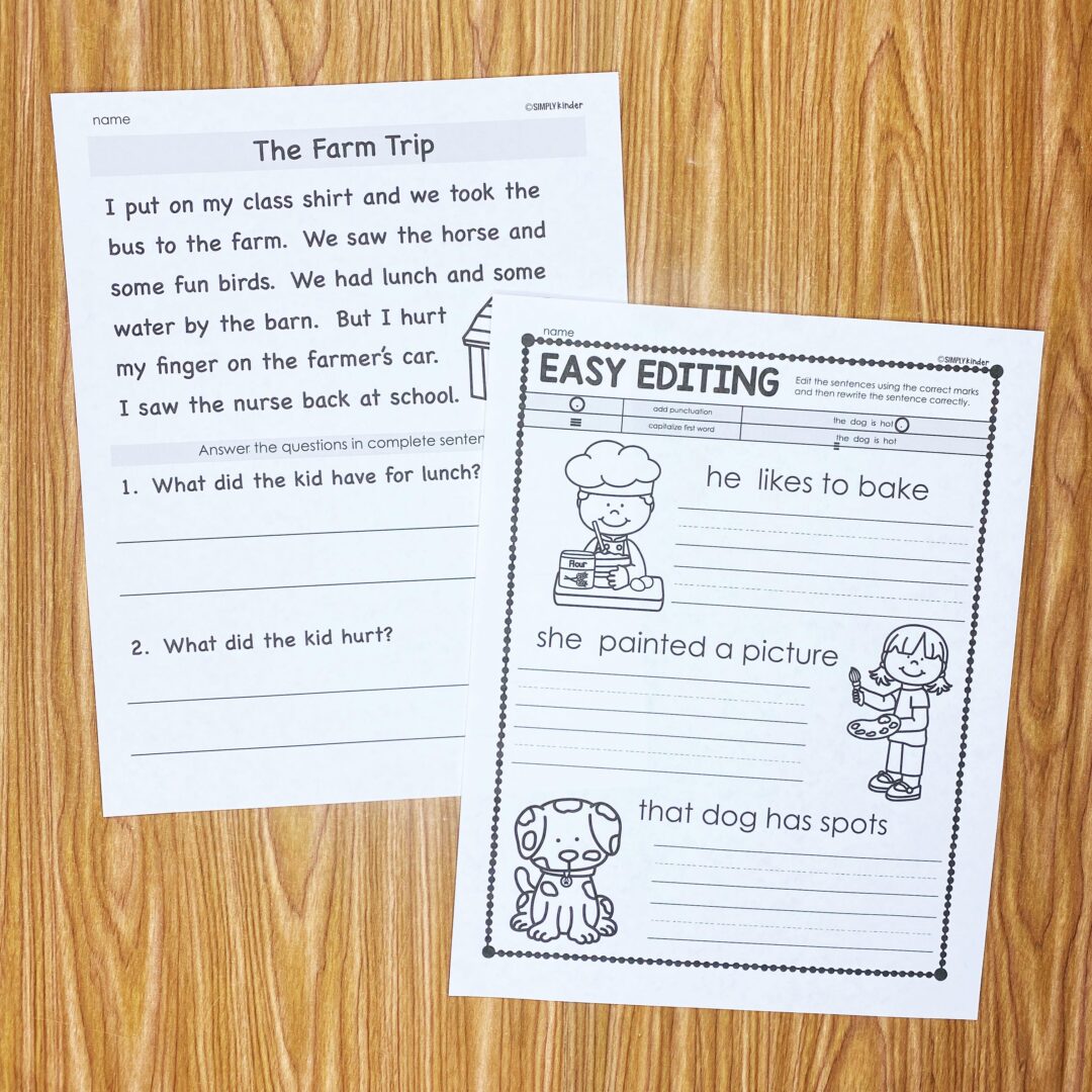 Send Home Sub Plans (Editable) FIRST Set 3 | Distance Learning - Simply ...