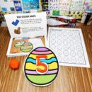 Easter Egg Number Dough Mats - Simply Kinder