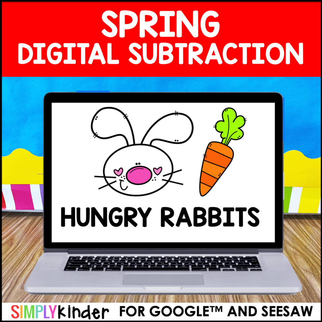 Spring Subtraction for Google & Seesaw - Simply Kinder