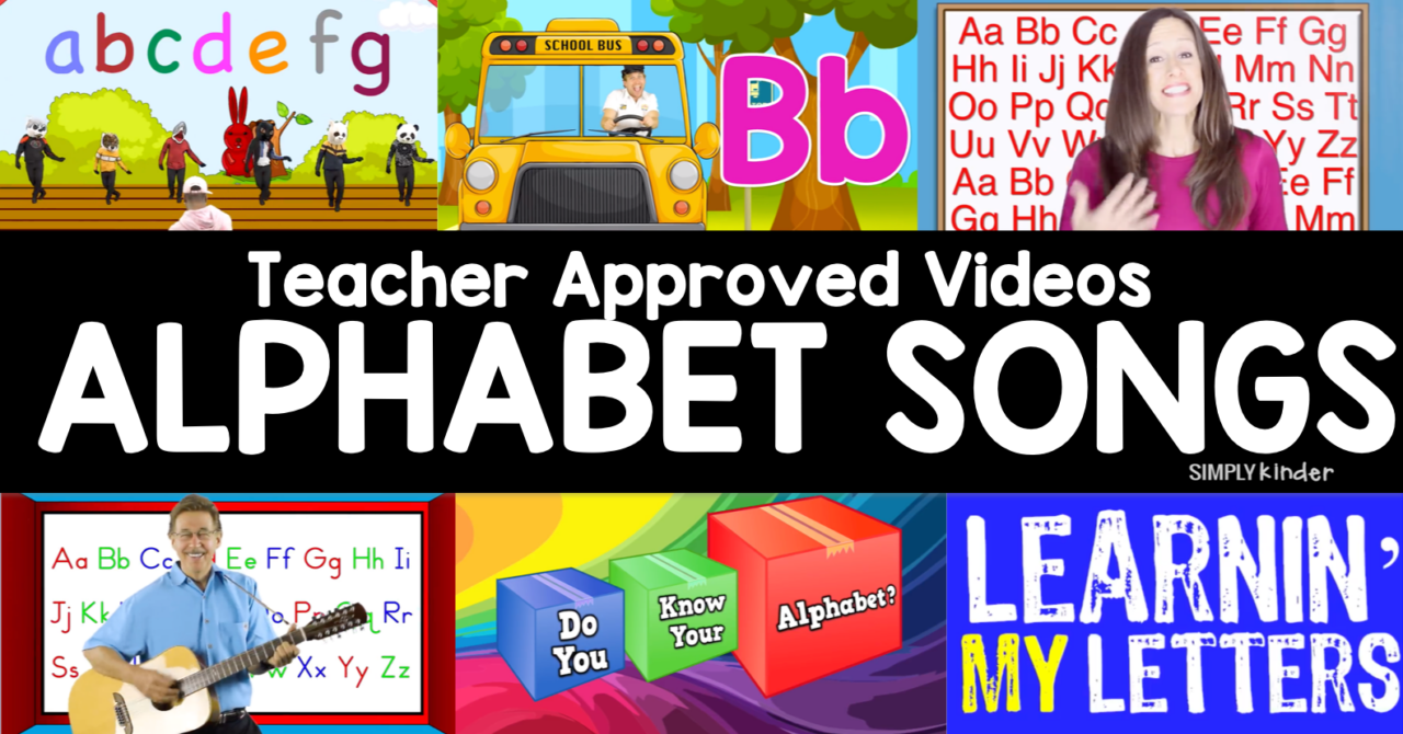 Teacher Approved Alphabet Songs - Simply Kinder