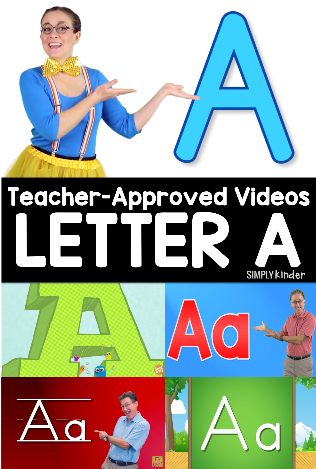 Teacher-Approved Videos Letter A - Simply Kinder