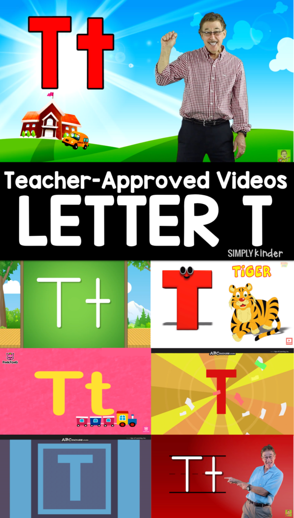 Teacher-Approved Videos Letter T - Simply Kinder