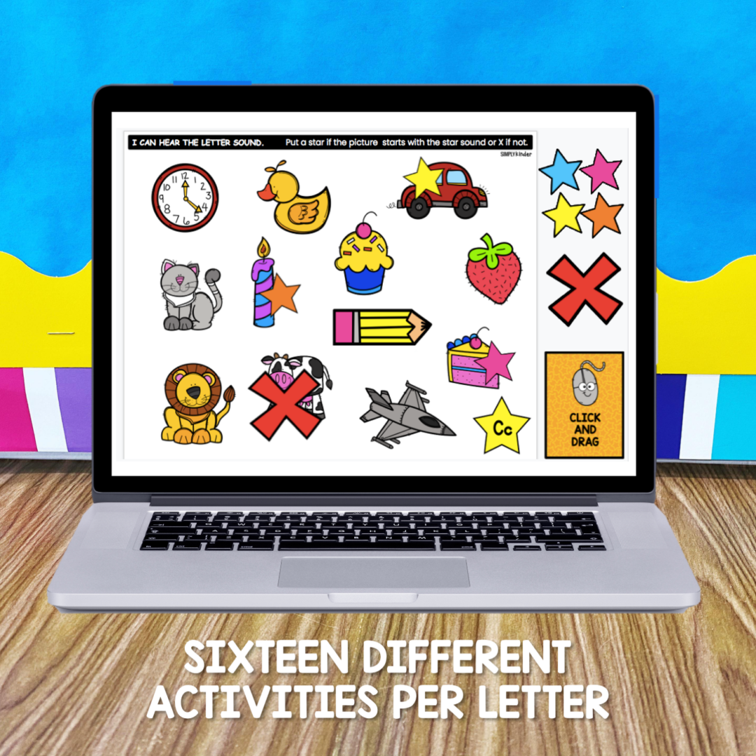 Digital Alphabet for Google Classroom & Seesaw - Simply Kinder